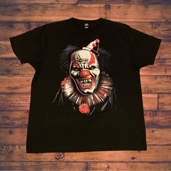 Hot Topic | Shirts | Spirit Halloween Scary Clown Shirt Costume Spooky ...